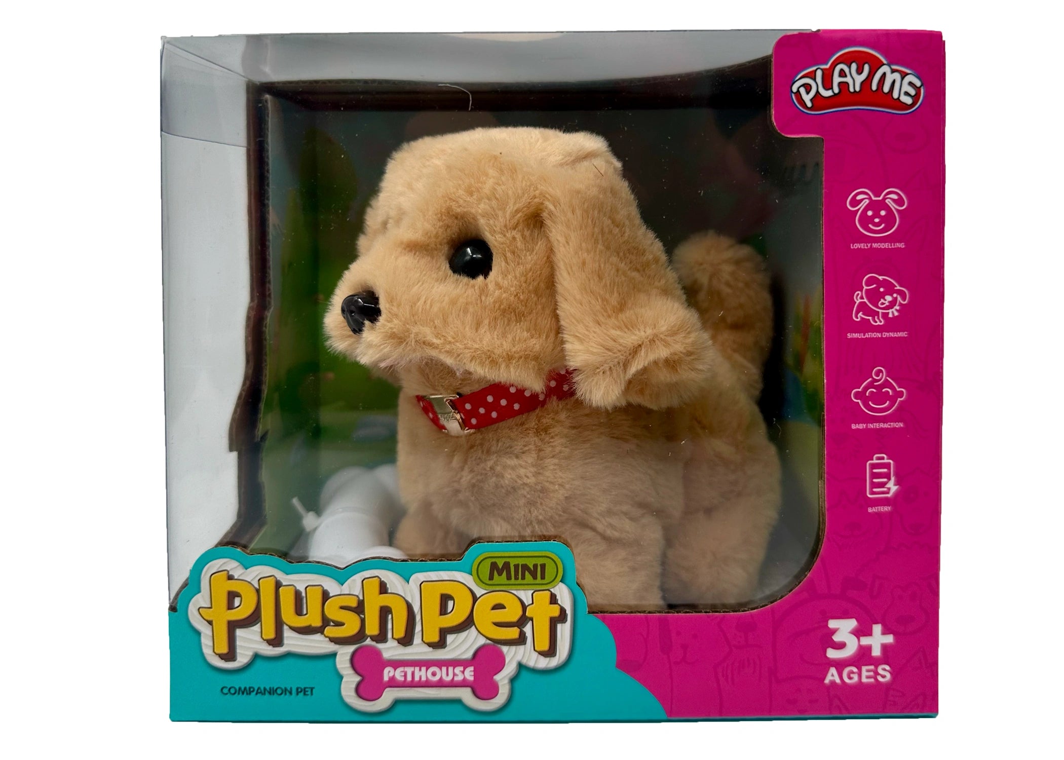 Walking & Barking Dog Toy | Soft Plush Puppy for Kids